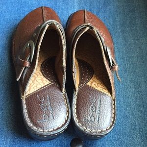 B.O.C. Born Concept | Shoes | Boc Born Concept Brown Leather Clogs Size ...